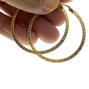 Jewelry | 18kt Gold Italian Hoop Earrings | Poshmark